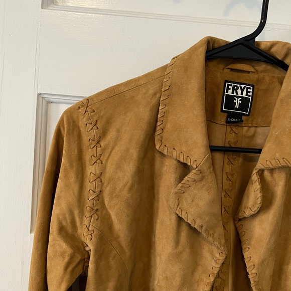 Frye | Jackets & Coats | Vintage Frye Western Stitch Leather Jacket ...